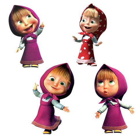 Маша и медведь картинки на белом фоне для торта