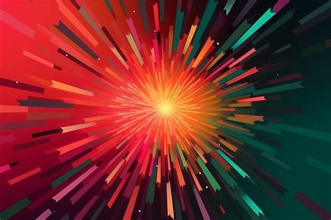 Premium Photo Abstract Circular Geometric Background Starburst