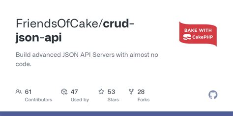 Github Friendsofcakecrud Json Api Build Advanced Json Api Servers With Almost No Code