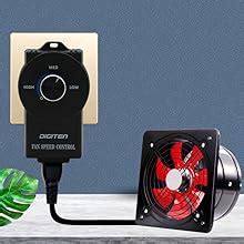 Variable Speed Controller Fan Speed Controller Cordless Vent Blower