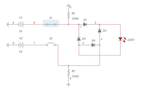 Xor Gate Circuit Diagram Using Diode