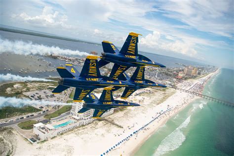Blue Angels Over The Beach Br