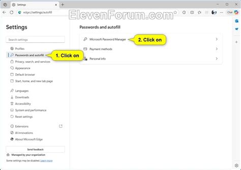 View Saved Passwords In Microsoft Edge Windows 11 Forum