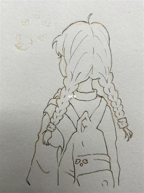 一到六年级人物背影简笔画简单（高清18张） 简笔画图片大全