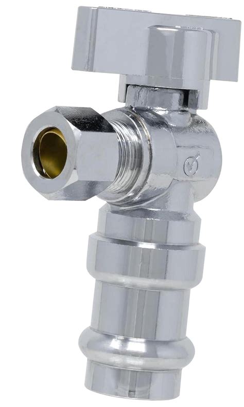 Coolnut 1 4 Turn Angle Stop Valve 1 2 Press X 3 8 Od Compression