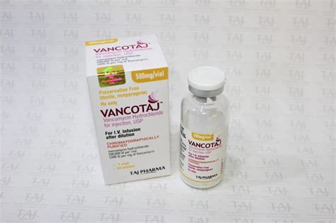 Vancomycin Hydrochloride For Injection Usp 500mg Vancotaj
