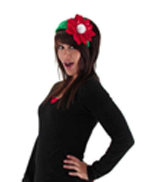 Sequin Poinsettia Headband