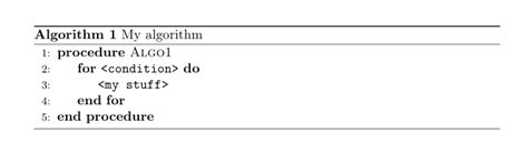 Algorithmicx Algorithm Not Showing The End Loop Statement TeX LaTeX Stack Exchange