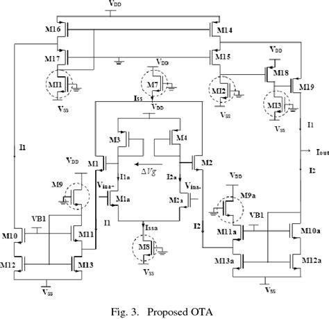 Figure From Low Voltage Low Power Analog Circuit Design OTA Using Signal Attenuation Technique