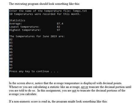 Sort Temperatures Lab This Assignment Utilizes A