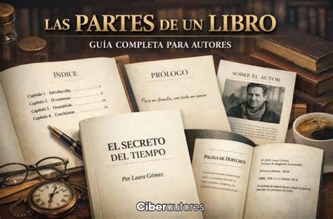Las Partes De Un Libro Guía Completa En Español Para Autores Que