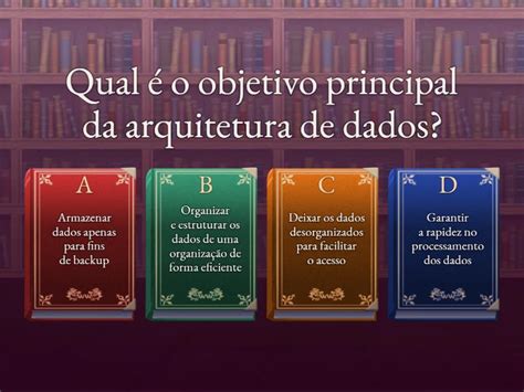 Arquitetura De Dados Cuestionario