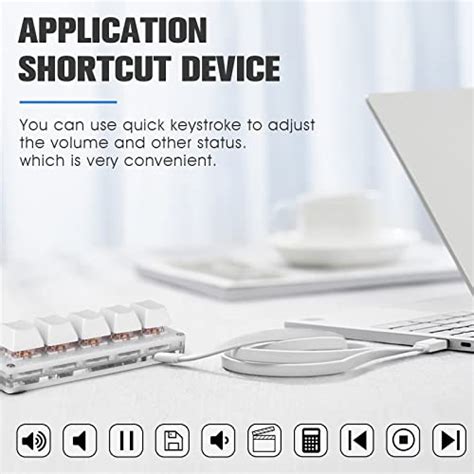 Snapklik Com Ecarke 5 Keys Mini Macro Mechanical Keyboard Gaming Keypad Cherry Shaft OSU