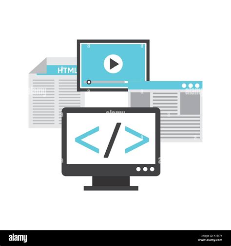 Programming Language Design Stock Vector Image And Art Alamy