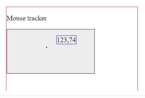 Javascript Html Track Mouse Position Within Element Stack Overflow