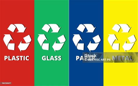 Recycling Symbols Stock Illustration Download Image Now Arrow
