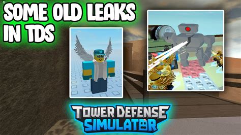 Some Old Leaks In Tds Tower Defense Simulator Roblox Youtube