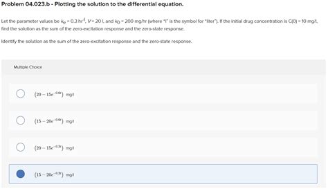 Solved Problem 04023b Plotting The Solution To The