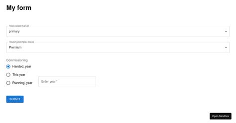 Validation Error Rjsf Codesandbox