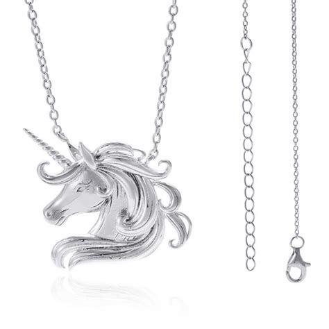 The Hotwife Club Unicorn Silver Necklace Etsy