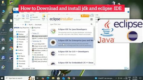 How To Download And Install Jdk Tool And Eclipse Ide Complete Tutorial