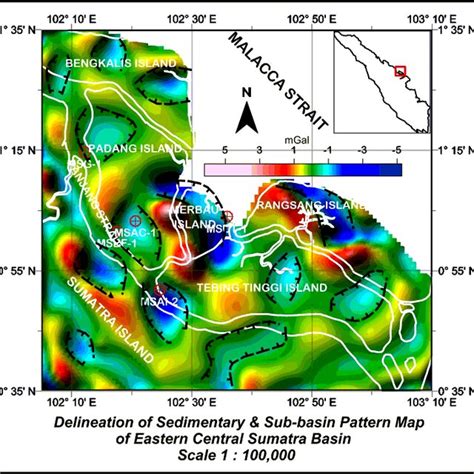 Pdf Delineating Sub Basins Of Sedimentary Rock Structure Beneath Eastern Central Sumatra Basin