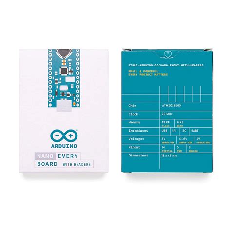 ARDUINO NANO EVERY WITH HEADERS Robozar