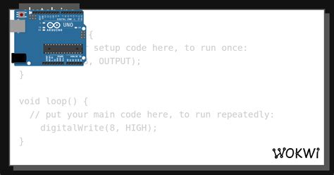 First Trial Lighting A Bulb Wokwi Esp32 Stm32 Arduino Simulator