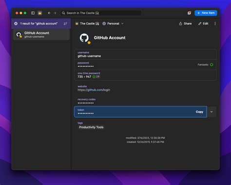 Bringing My Github Workflow Into Neovim Using 1password Cli 1password