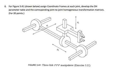 Solved For Figure 341 Shown Below Assign Coordinate