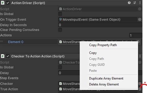 Unity List Element Right Click Menu No Longer Includes Properties Unity Engine Unity