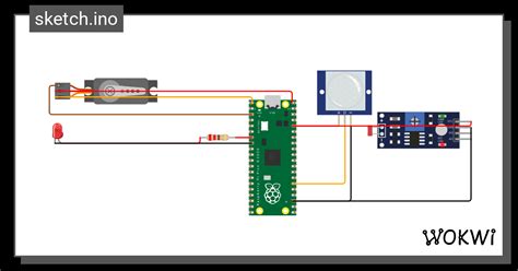 Détection Mouvement Wokwi Esp32 Stm32 Arduino Simulator