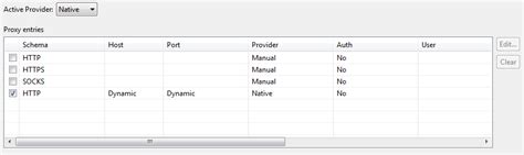 Eclipse Native Proxy Setting Goes Missing Breaking Network