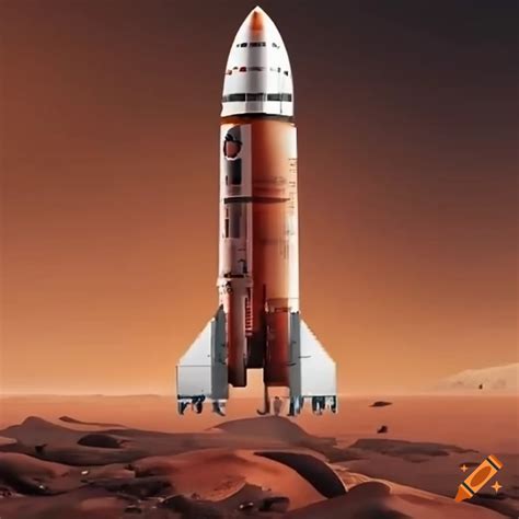 Spaceship Going To Mars