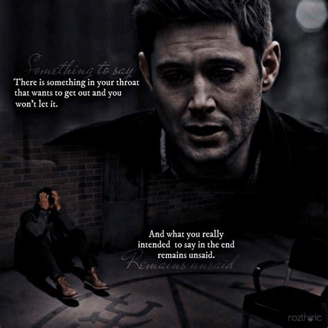Destiel X Quote Deep Supernatural Quotes Spn Quotes Destiel Quotes