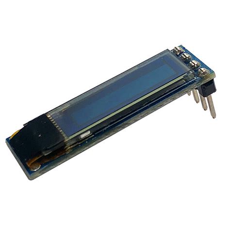 4 pins 96x16 oled display module 0 69 inch i2c iic ssd1306 3v 5v compatible