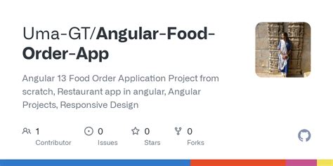GitHub Uma GT Angular Food Order App Angular Food Order