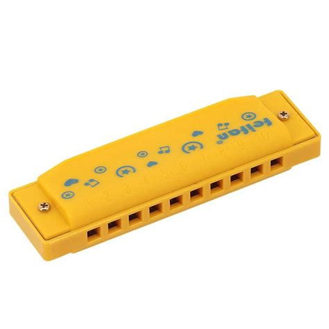 Губная гармошка 10 отверстий забавный музыкальный инструмент игрушка для детей обучающая