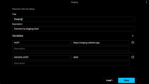 Environment Variables Warp