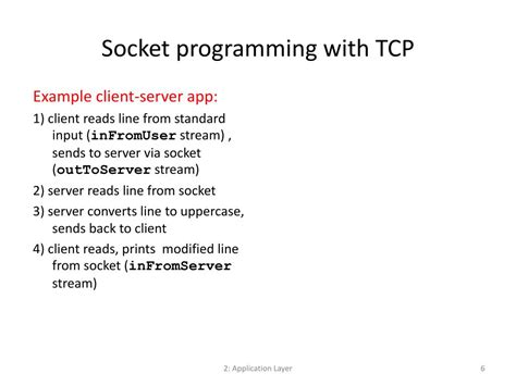 Ppt Understanding Application Layer Protocols Tcp Udp And Socket Programming Powerpoint