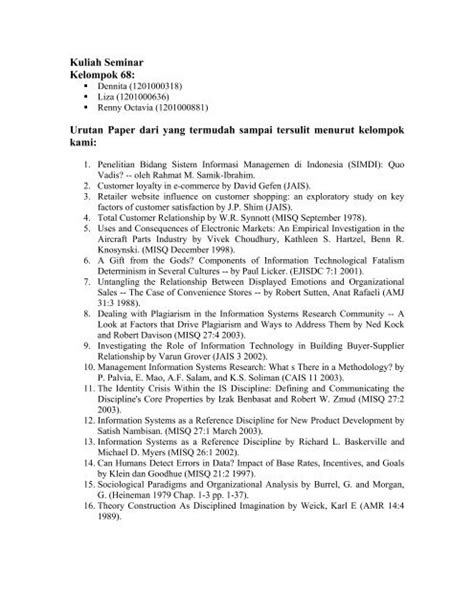 Contoh Paper Singkat Penelitian Kuliah Penulisan Susu - vrogue.co