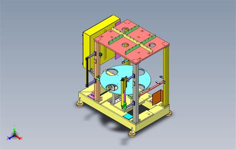非标 通用型自动化机械机构架 Step 模型图纸下载 懒石网