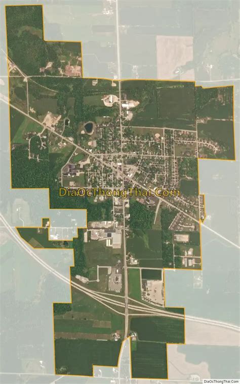 Map Of Bonduel Village Thong Thai Real