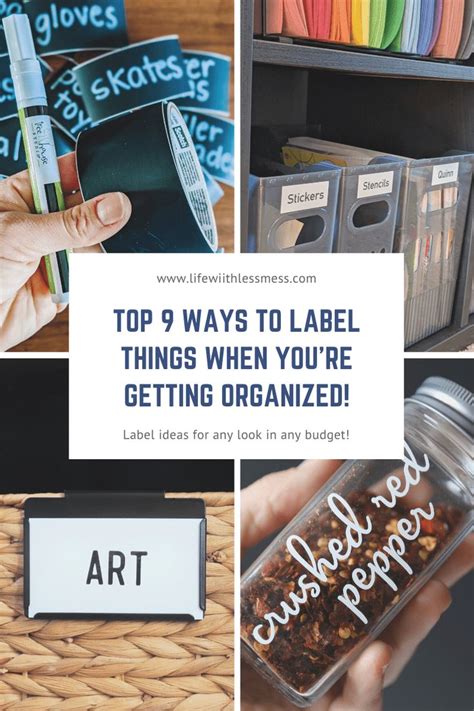 Labeling Tips For Any Budget And Style