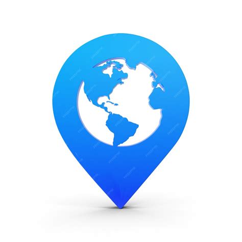 Premium Photo 3d Blue Map Pointer Location Map Icon Blue Texture Blue Location Pin Or