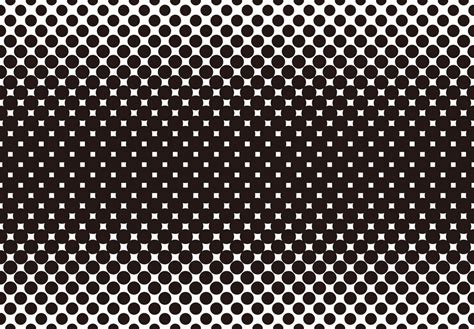 Free Vector Seamless Monochrome Vector Screen Tones Isolated On A White Background