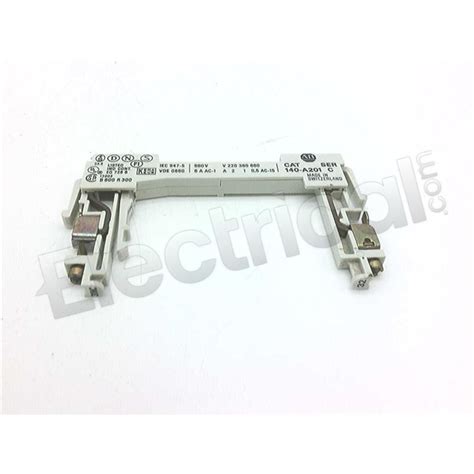 140 A201 Allen Bradley Contactor And Motor Starter Auxiliary Motor Control