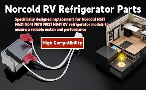 Rv Refrigerator Thermistor Assembly 618548 Precise Control Replacement