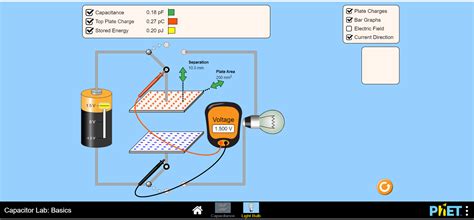 Solved Https Phet Colorado Edu Sims Html Capacitor Lab Basics Latest Cap Course Hero