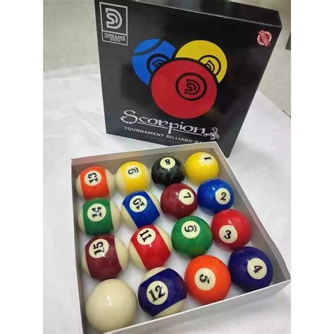 Scorpion Billiard Ball Set Bola Ng Bilyaran Billiard Accessories